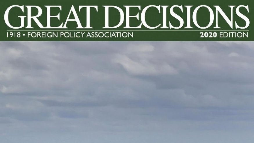 Great Decisions 2020 | Ohio Wesleyan University